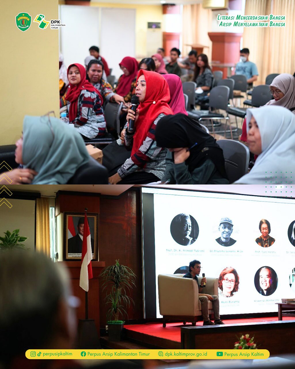 Peringati Hari Buku Nasional, DPK Kaltim dan GPMB Gelar Bedah Buku - Infokaltim.id