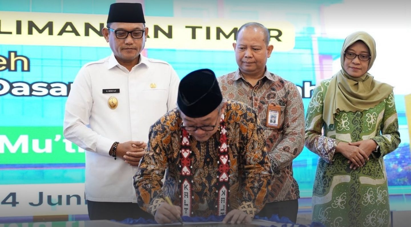 Mendikdasmen Abdul Mu'ti Resmikan Gedung BPMP Kaltim, Sebut Gedung yang Paling Megah se ...